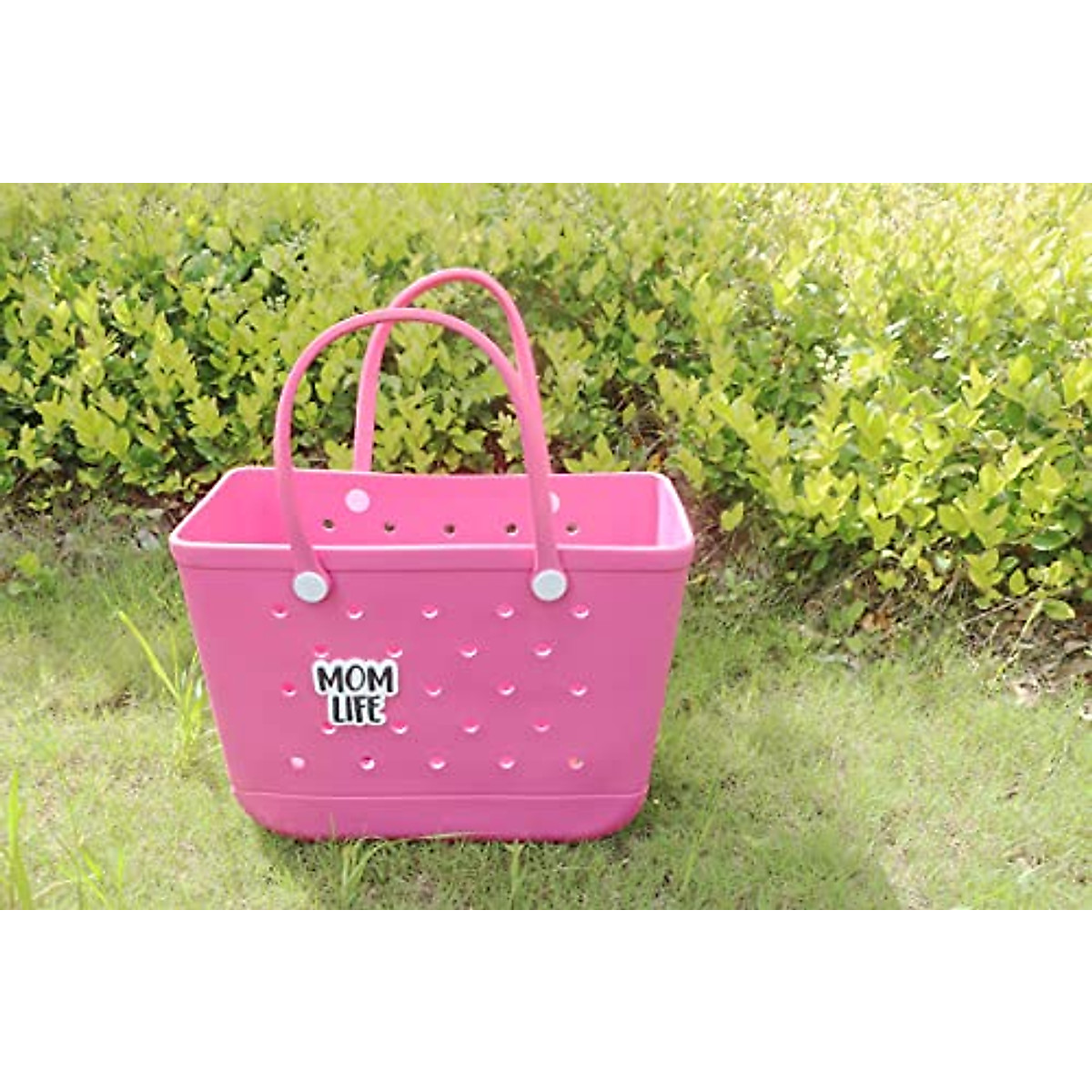 JinJing Beach Bag Accessories PVC Rubber Totes Inserts Charms for Bogg Bag Mom