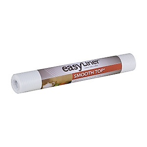 Duck Smooth Top EasyLiner, 12-inch x 5 Feet, White