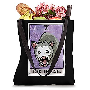 The Trash Tarot Card Funny Aesthetic Possum Tote Bag