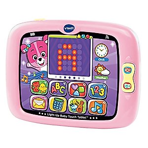 VTech Light-Up Baby Touch Tablet, Pink