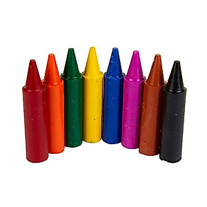 CRAYOLA MyFirst Jumbo Crayons - Assorted Colours (Pack of 8) | Easy-Grip Colouring Crayons Perfect for Toddlers Hands | Ideal for Kids Aged 12+ Months