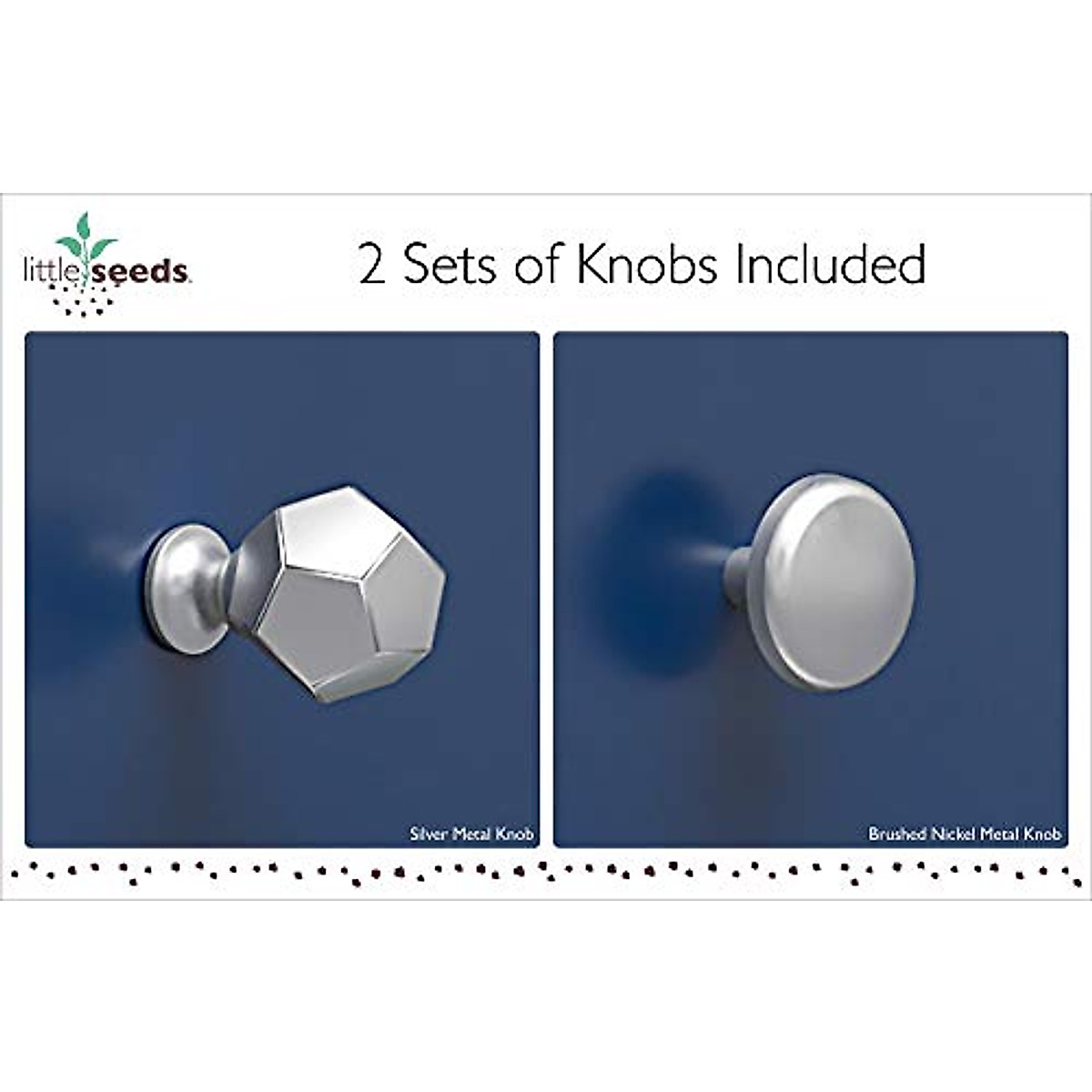 Little Seeds Monarch Hill Poppy, Blue Nightstand