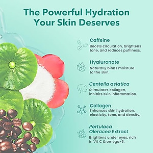 Patchology Eye Gels Patch (5 Pairs) - Natural Eye Patches for Puffy Eyes, Dark Circles and Eye Bags - Eye Mask Skincare for All Skin Types - Beauty & Personal Care Eye Patch