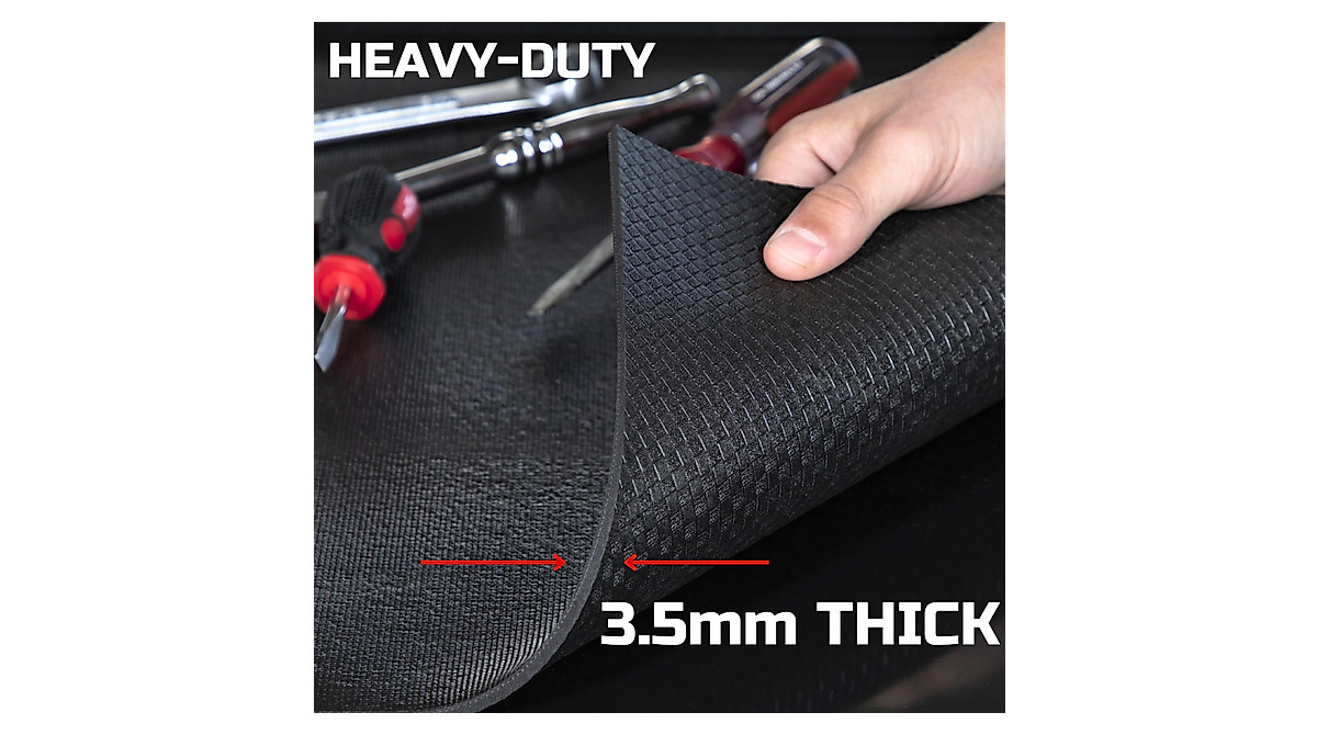 Heavy Duty Toolbox Drawer Liner 18 x 24 ft Non-Slip Protects Tools