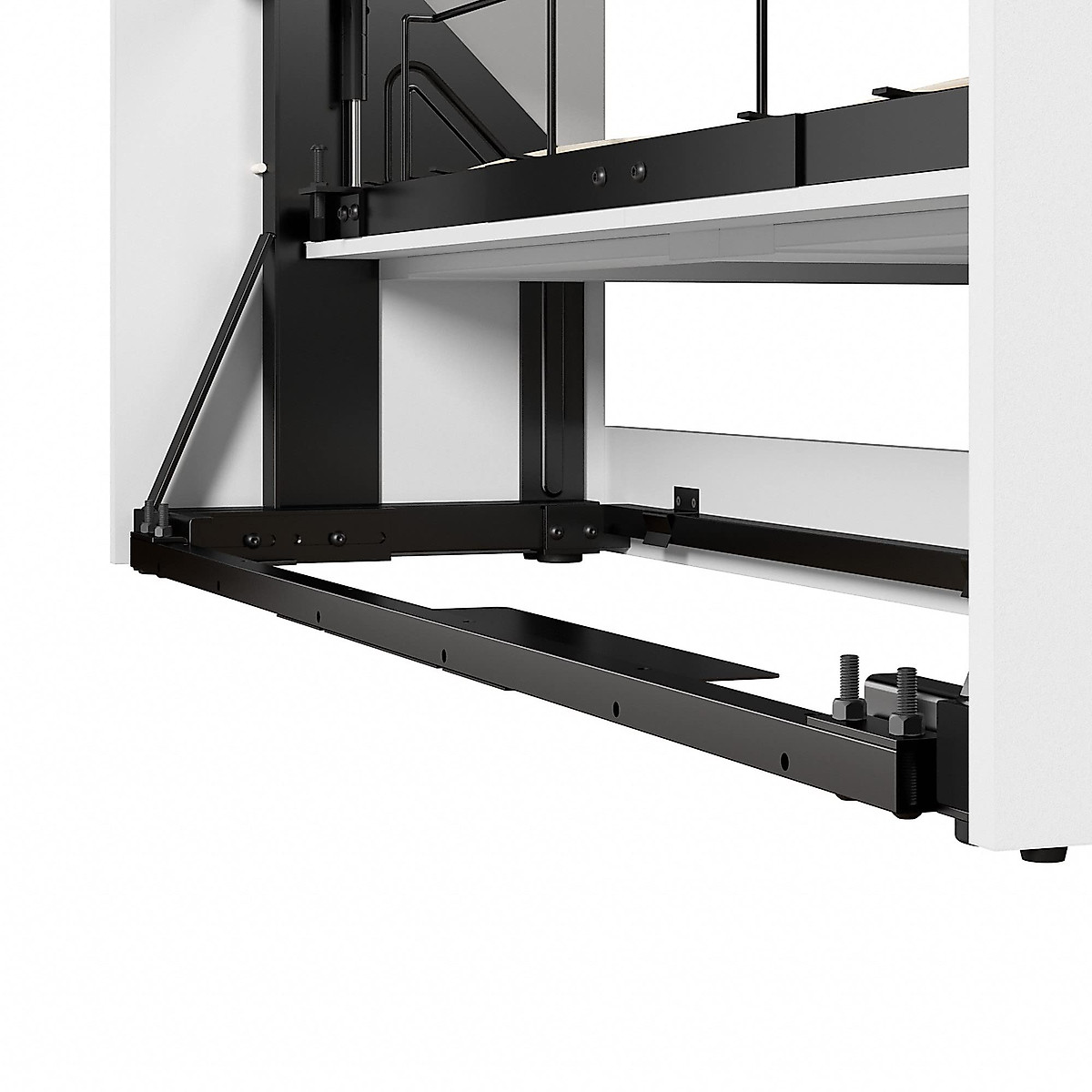 Bestar Pur Murphy, Space-Saving Wall Bed for Multipurpose Rooms, FULL, White