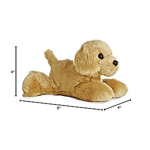 Aurora® Adorable Mini Flopsie™ Golden™ Stuffed Animal - Playful Ease - Timeless Companions - Brown 8 Inches