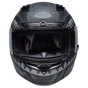 BELL Qualifier DLX MIPS Street Helmet (Devil May Care Matte Black/Gray - Medium)