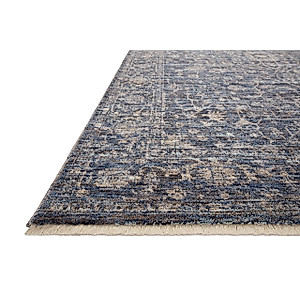 Loloi II Sorrento Collection SOR-01 Midnight/Natural 7'-10" x 10'-2" Area Rug