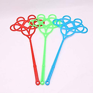 BESPORTBLE 2pcs Carpet and Rug Beater Plastic Dust Beater Quilt Dust Cleaning Tool with Long Handle for Home Hotel (Random Color)