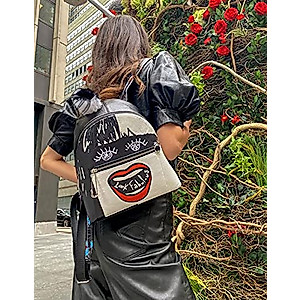 Danielle Nicole Disney Cruella “Look Fabulous!” Fashion Mini Backpack, White