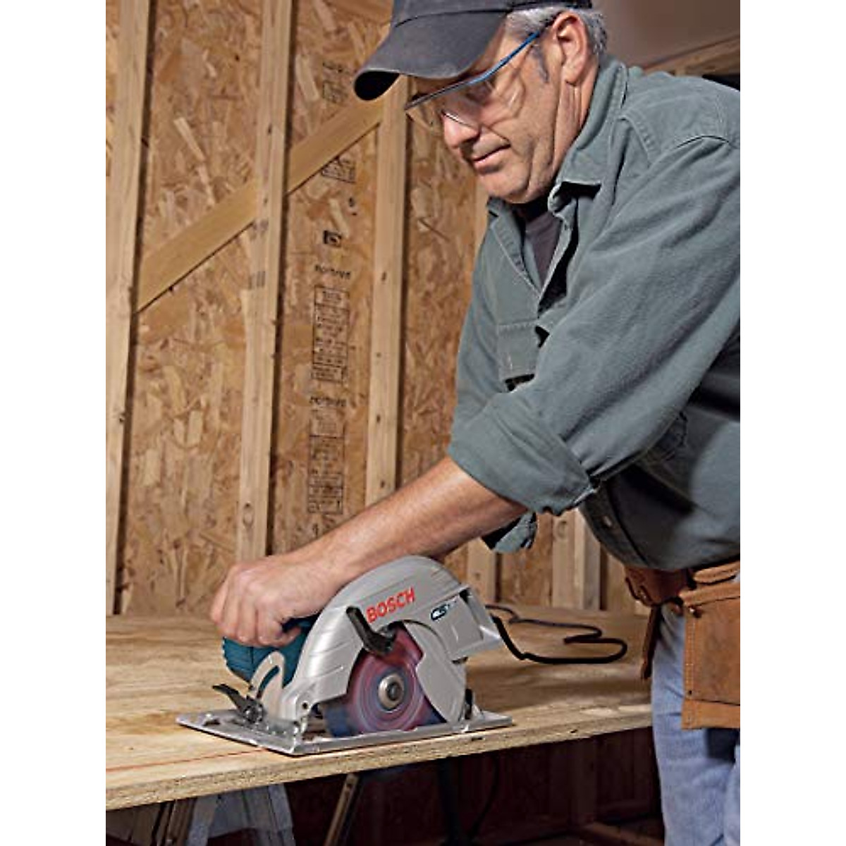 BOSCH CS5 120-Volt 7-1/4-Inch Circular Saw,BOSCH Blue