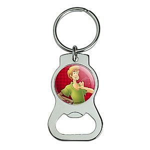 GRAPHICS & MORE Scooby-Doo Shaggy Character Keychain with Bottle Cap Opener