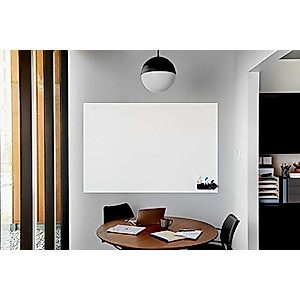 Post-it Flex Write Surface, Permanent Marker Wipes Away with Water, 6 ft x 4 ft, White Dry Erase Whiteboard Film (FWS6X4)