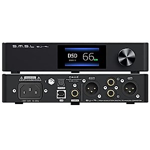S.M.S.L SU-9n ES9038PRO XMOS XU208 Bluetooth 5.0 SMSL DSD512 RCA/XLR LDAC APTX/HD Decoder High Resolution Audio DAC