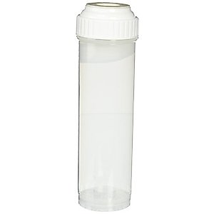 Hydronix EC-2510C Clear Empty Standard Size Water Filter Cartridge, Durable Construction Universal Pre/Post Use 2.5 x 10
