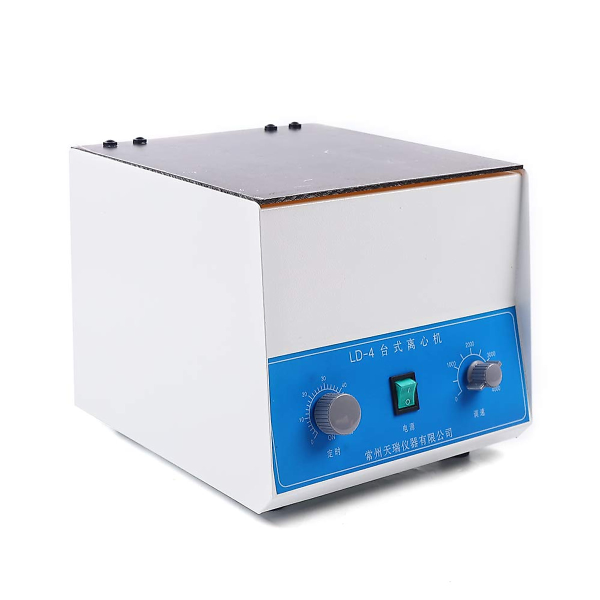 LD-4 Electric Lab Benchtop Centrifuge, 4000RPM 4 Tubes x 100ml Centrifuge Machine with Timer and Speed Control for Lab