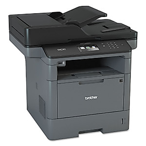 Brother Monochrome Laser Printer, Multifunction Printer and Copier, DCP-L5650DN, Flexible Network Connectivity, Duplex Print & Copy & Scan, Mobile Device Printing, Amazon Dash Replenishment Ready