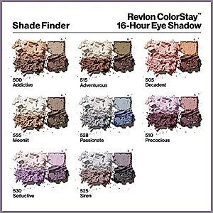 Eyeshadow Palette by Revlon, ColorStay 16 Hour Eye Makeup, Velvety Pigmented Blendable Matte & Shimmer Finishes, 525 Siren, 0.16 Oz