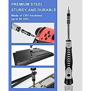 Precision Screwdriver Set 130IN1: Easytime Small Screwdriver Kit- Mini Screwdriver Repair Tool Kit for PC Electronics Computer Laptop iPhone Mac PS5 Game Console Eyeglass Toys DIY