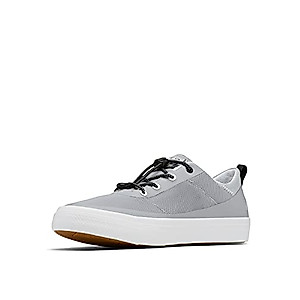 Columbia Men's Bonehead PFG Boat Shoe, Steam/Black, 9.5