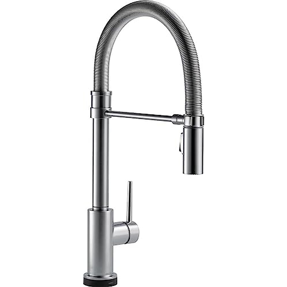 Delta Faucet Trinsic Pro Commercial Style Kitchen Faucet, Touch Kitchen Faucets with Pull Down Sprayer, Kitchen Sink Faucet, Touch Faucet, Delta Touch2O Technology, Arctic Stainless 9659T-AR-DST