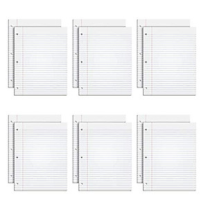 TOPS The Legal Pad Legal Pad, 8-1/2 x 11 Inches, Gum-Top, 3-Hole Punched, White, College Rule, 50 Sheets per Pad, 12 Pads per Pack (75270)