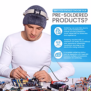 Seeed Studio XIAO RP2040 Pre-Soldered with USB to USB-C Cable - Supports C, Arduino, MicroPython and CircuitPython