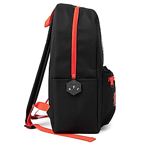 Stranger Things Hellfire Club Backpack | Black Rucksack with Adjustable Straps | Netflix Series Organised Luggage School Bag