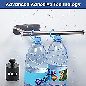 Paper Towel Holder, Under Cabinet Paper Towel Holder for Kitchen, Self Adhesive Paper Towel Roll Holder Wall Mount, SUS304 Stainless Steel Paper Towel Rack Stick on Wall for Bathroom