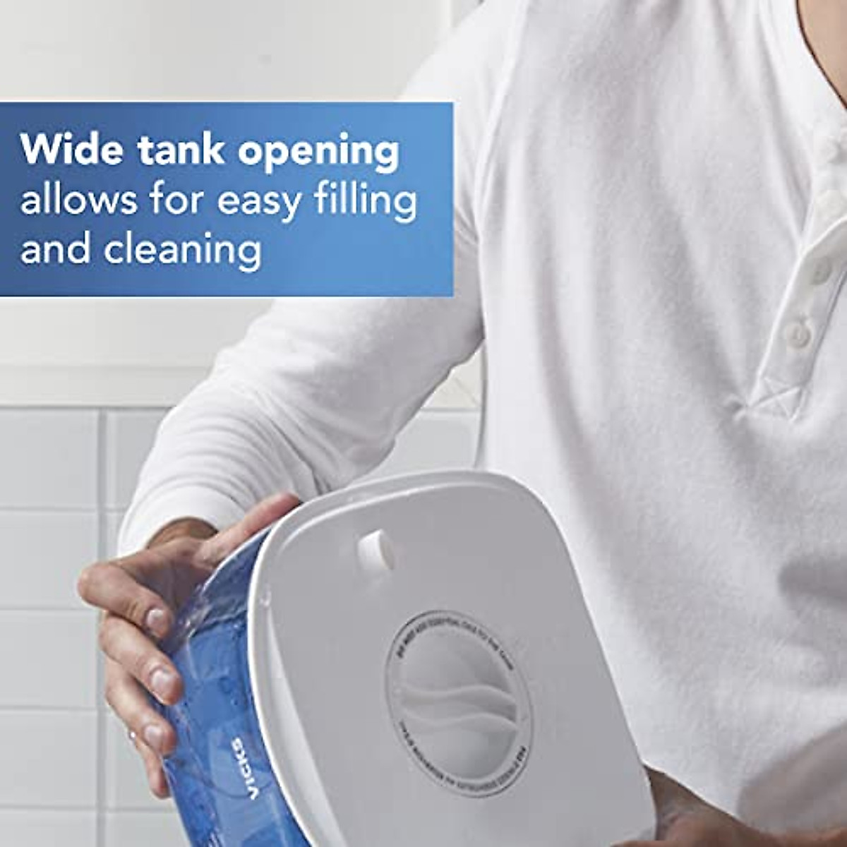 Vicks V3900 Cool Mist Humidifier, Medium Room, Humidifier for Baby and Kids Rooms, Bedrooms and More