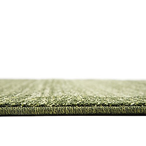 Unique Loom Del Mar Collection Area Rug-Transitional Inspired with Modern Contemporary Design, 3' 3 x 5' 3 Rectangular, Light Green/Beige