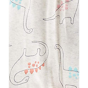 Simple Joys by Carter's Baby Girls' Snap-Up Rompers, Pack of 3, Rose/White/Beige, Newborn