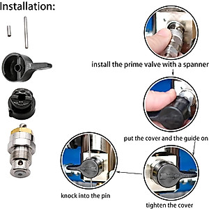 Powswopx 235014 Airless Prime Spray Valve Drain Valve Replacement for Graco 390 395 490 495 595 Aftermarketr Airless Paint Sprayer