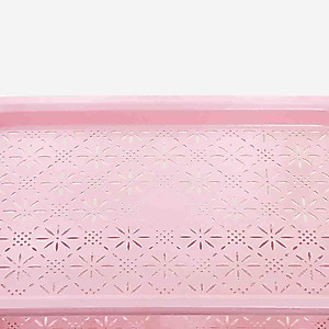 YGCBL Multifunction Portable Hand Trucks,Trolleyserving Trolley Cart Abs Plastic Universal Wheel 4 Tier Drain Moisture Lightweight Armrest Balcony, Load 18 Kg, 3 Colors,Beige