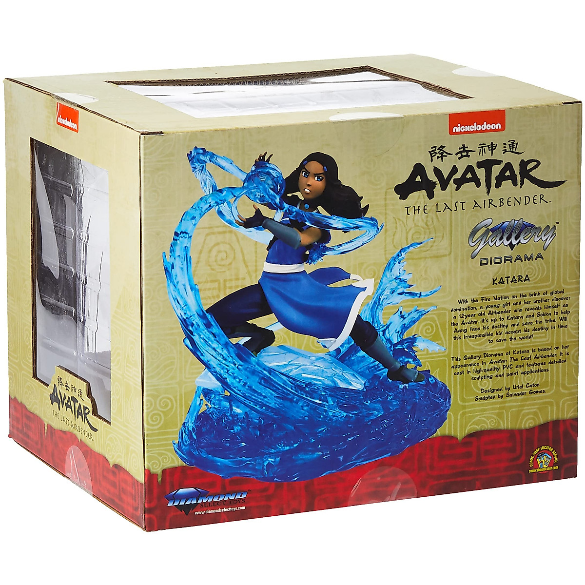 DIAMOND SELECT TOYS Avatar Gallery: Katara PVC Figure, 9 inches , Blue
