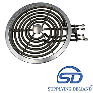 Supplying Demand WB30X354 WB30X139 Electric Range 8 Inch Surface Burner Element Replacement