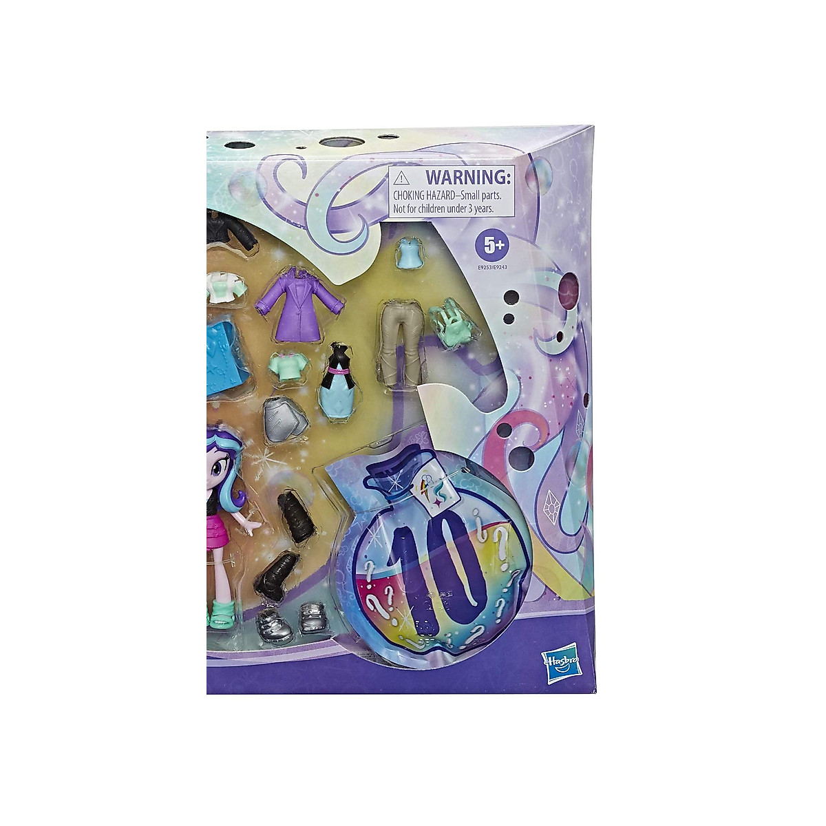 My Little Pony Equestria Girls Fashion Squad Rainbow Dash and Starlight Glimmer Mini Doll Set Toy with Over 40 Fashion Accessories