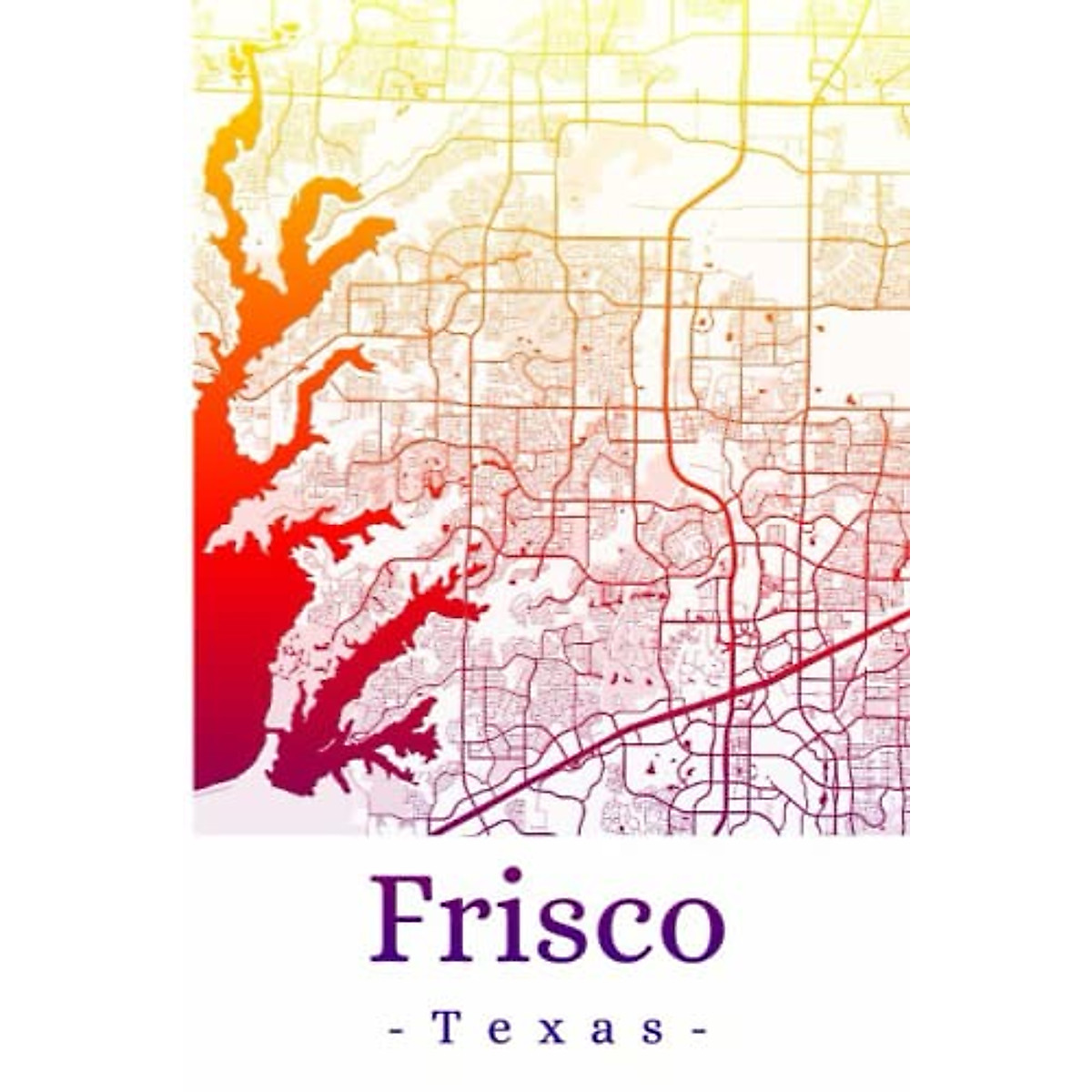 Frisco Texas: Your city, your region, your home! | Composition Notebook 6x9 blank 120 pages