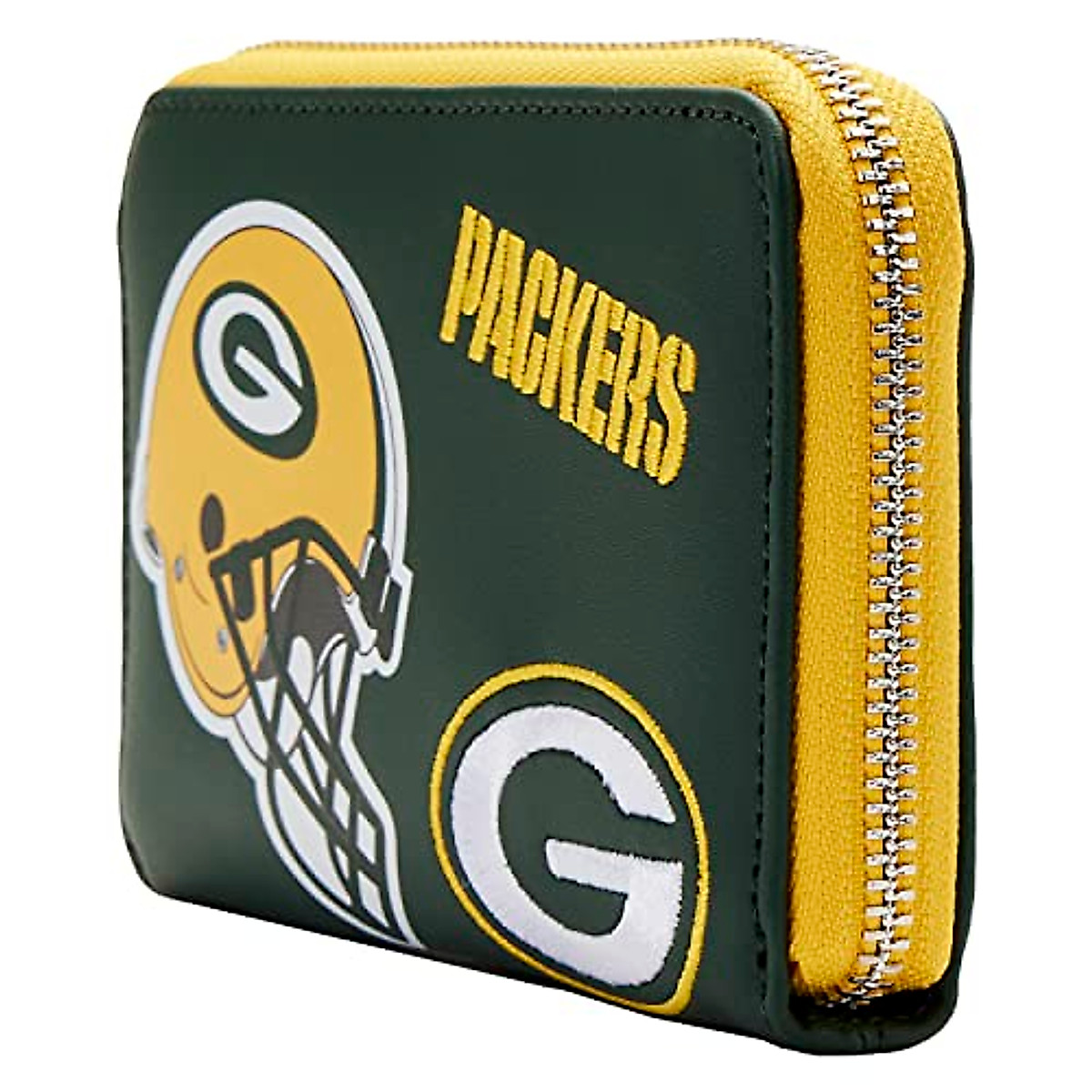 Loungefly NFL: Green Bay Packers Wallet with Patches