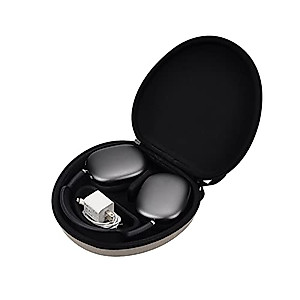 Hard Storage Case for Airpods Max Headphones with Sleep Mode Function, Protective Hard Shell Travel Carrying Bag for Apple AirPods Max