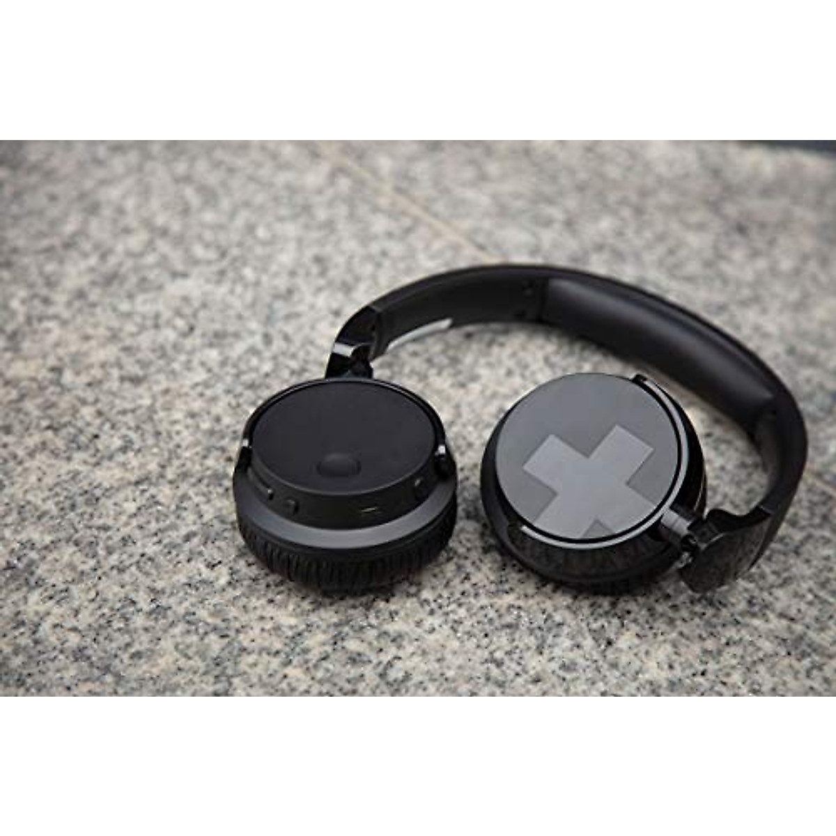 Philips Bass+ BH305 Wireless Bluetooth Active Noise Cancelling Lightweight Stereo Headphones with Up to 18 Hours of Playtime - Black (TAPH305BK)