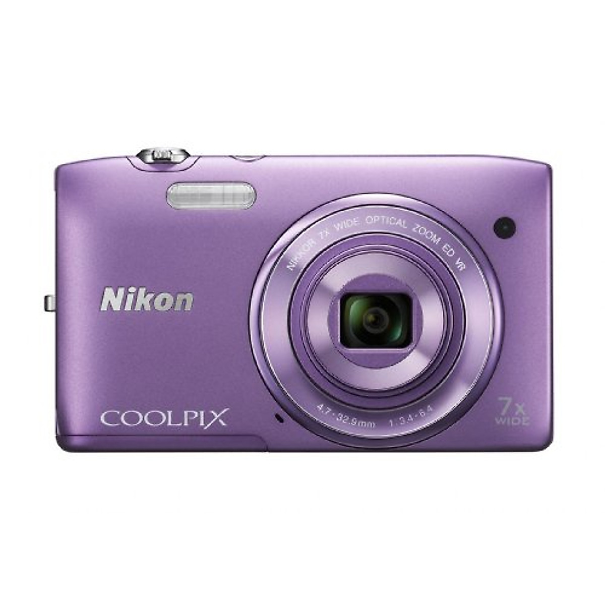 Nikon COOLPIX S3500 20.1 MP Digital Camera with 7x Zoom (Purple) (OLD MODEL)