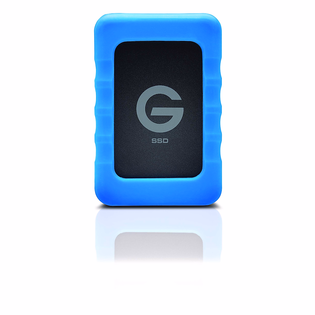 G-Technology 1TB G-DRIVE ev RaW SSD Portable External Storage with Removable Protective Rubber Bumper - USB 3.0 - 0G04759-1