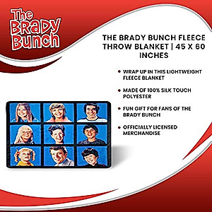 The Brady Bunch Throw Blanket | 45 x 60 Inch Soft Fleece Blanket