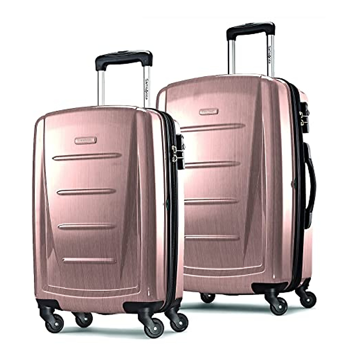 Samsonite Winfield 2 Hardside Expandable Luggage with Spinner Wheels (Artic Pink, 2-Piece Set (20/28))