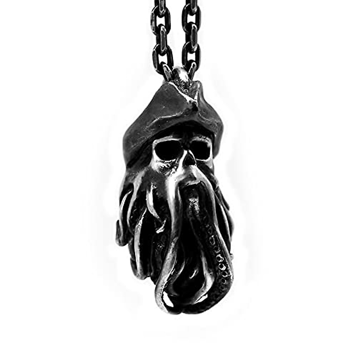Vintage 316L Stainless Steel Octopus David Jones Pendant Pendant Men's Women's Necklace