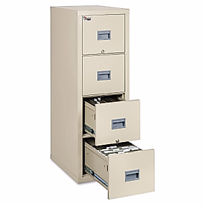 Fireproof 4-Drawer Patriot Insulated Fire File Finish: Parchment