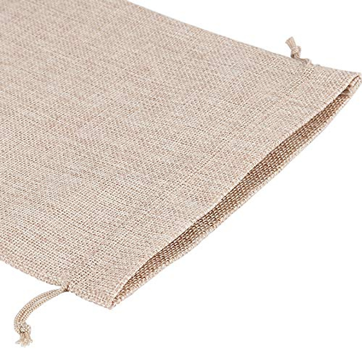 ZOENHOU 30 Packs 8 x 12 Inch Large Burlap Bags with Drawstring, Durable Jute Drawstring Bags, Dustproof Burlap Sacks for Favors Party DIY Craft