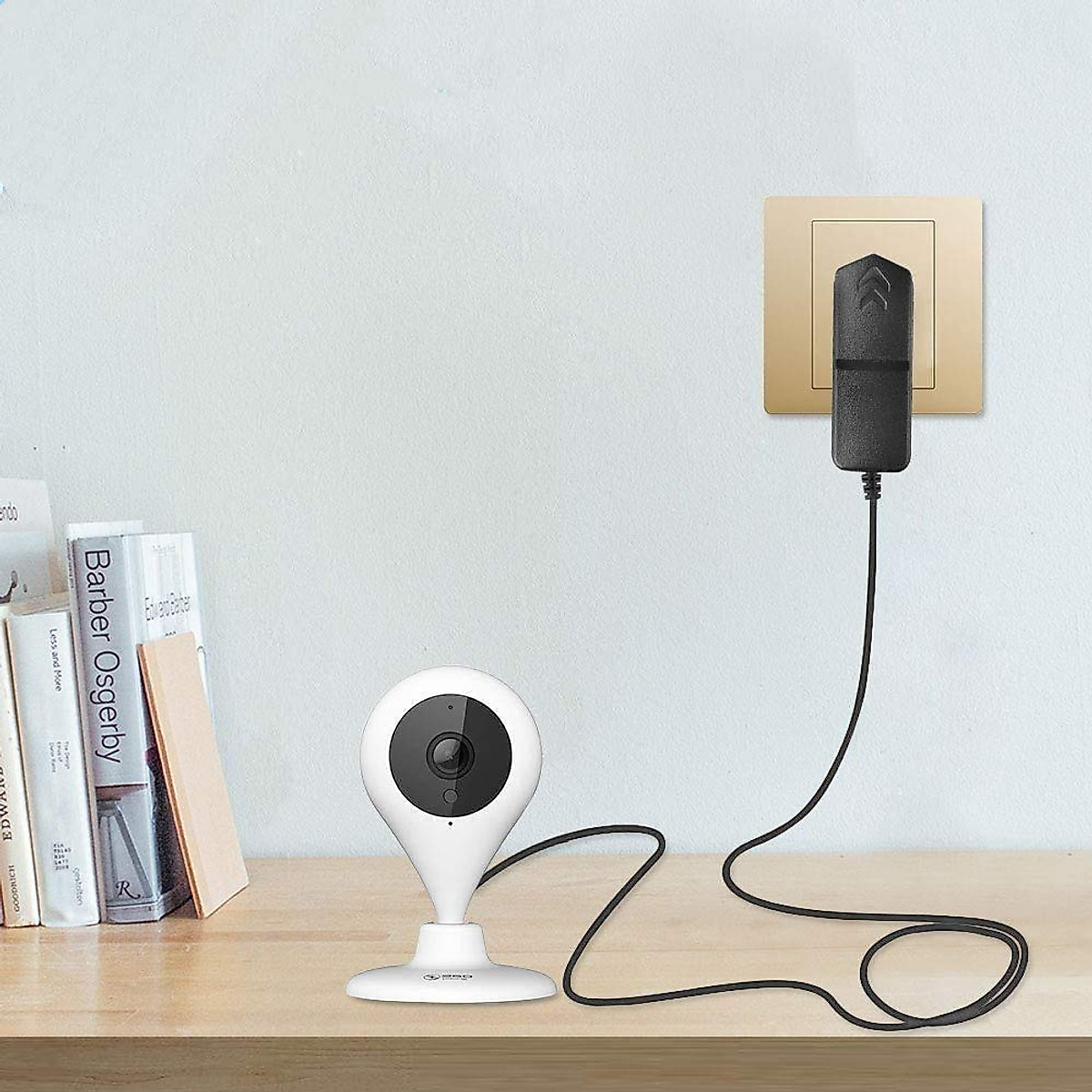 BOLWEO 12V 1A Power Supply Adapter Charger Cord for Kids Ride on Car LED Strip Lights Speaker Router Monitor IP CCTV Camera Alarm Siren Horn Telescope Fan Credit Card Machine AC DC Barrel 5.5x2.1mm