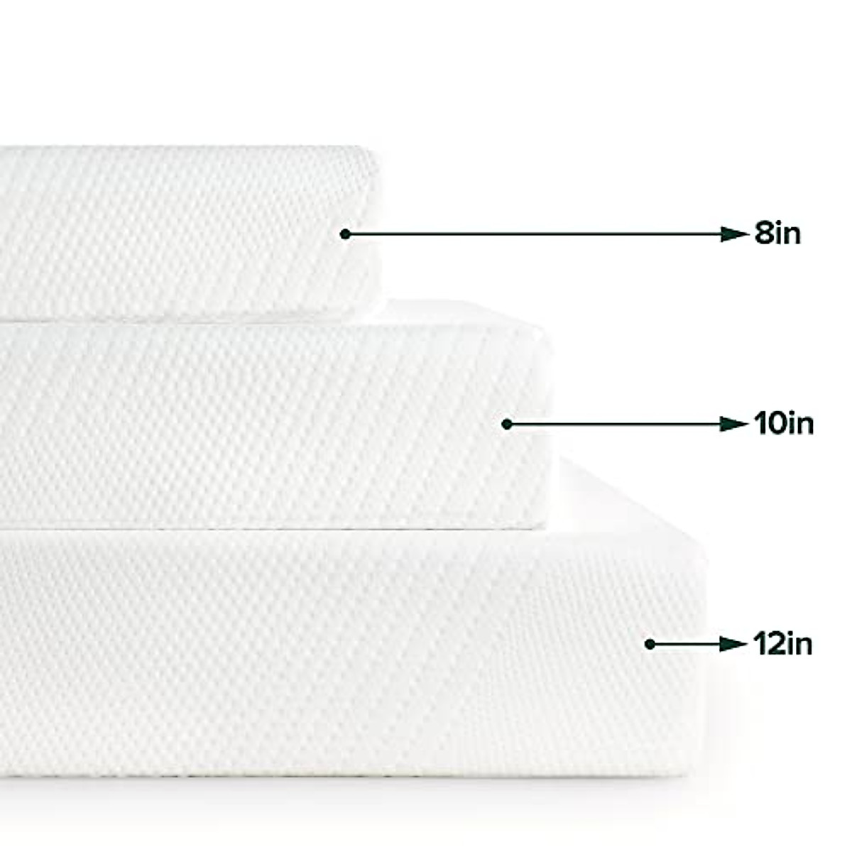 Zinus 12 Inch Green Tea Essential Memory Foam Mattress/Bed-in-a-Box/Affordable Mattress/CertiPUR-US Certified, Full